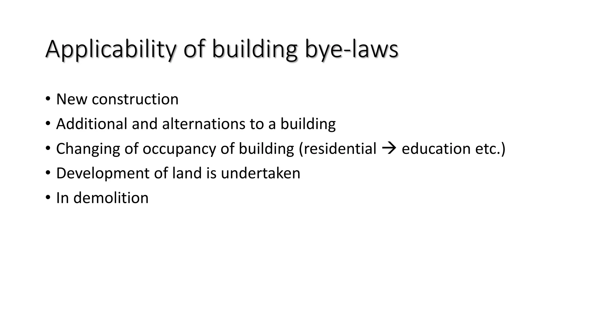 Building by laws | PPTX