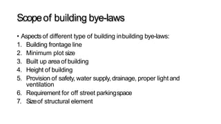 buildingby-laws-170216060116 ppt.pptx | Home Improvement | Home & Garden