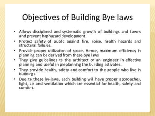 Building bye laws | PPTX