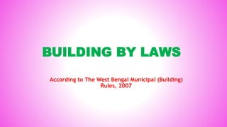 Building by laws | PPT