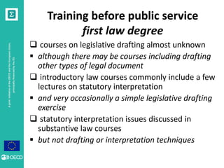 Building capacities for legislative drafting in English | PPT
