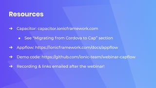 Building capacitor apps in appflow webinar | PDF | Web Development ...