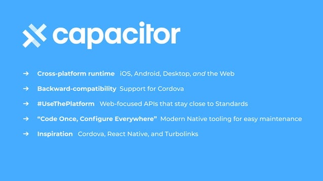 Building capacitor apps in appflow webinar | PPT