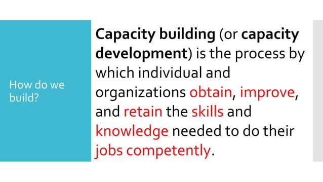 Building Capacity - Foundational Paradigms for Living in Abundance | PPT
