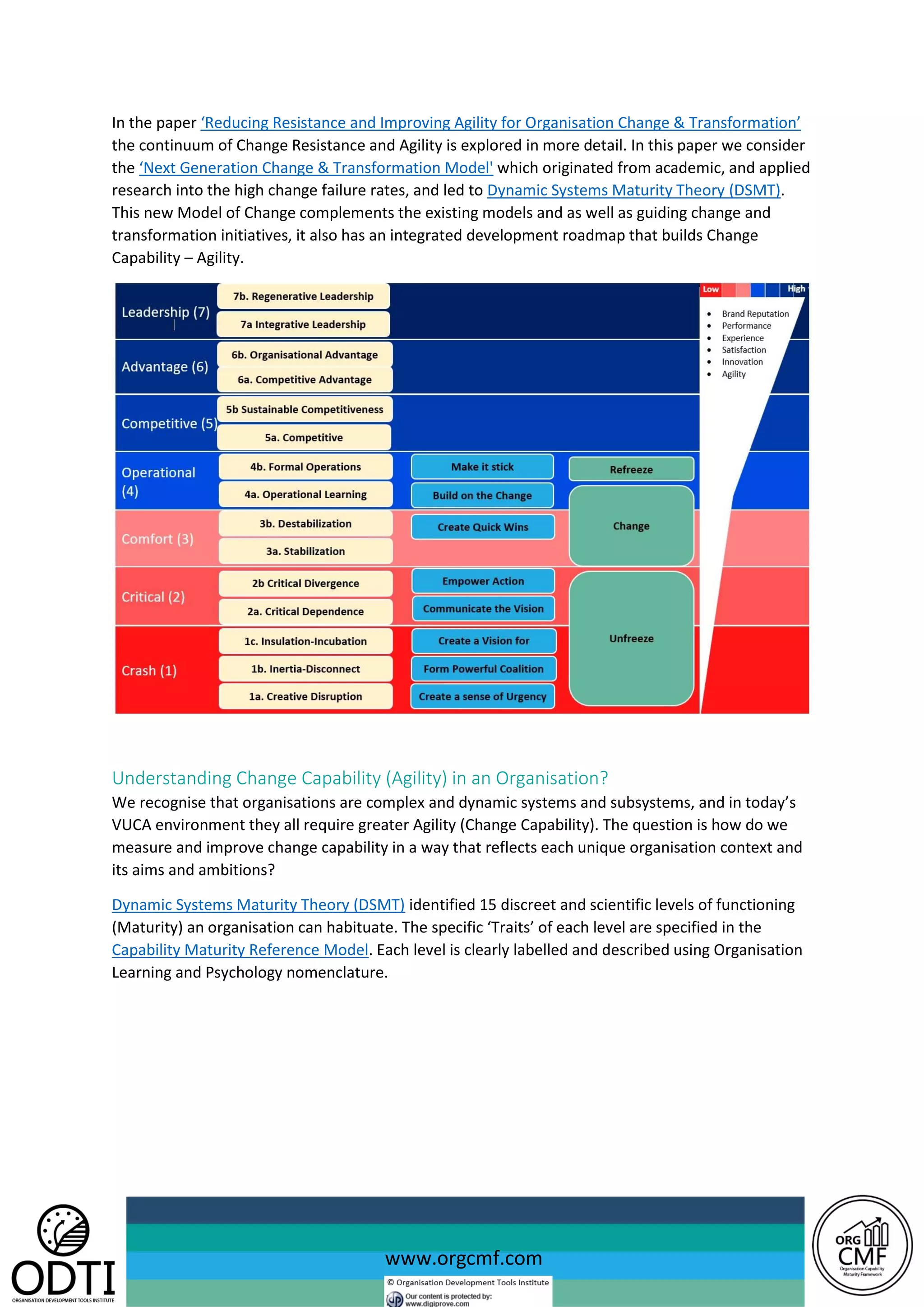 How to build Change Capability - Agility | PDF