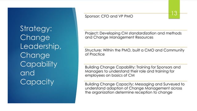 Building change capability and capacity | PPT