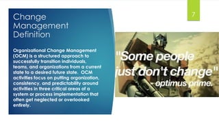 Building change capability and capacity | PPT