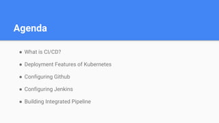 Building CI/CD Pipelines with Jenkins and Kubernetes | PPT