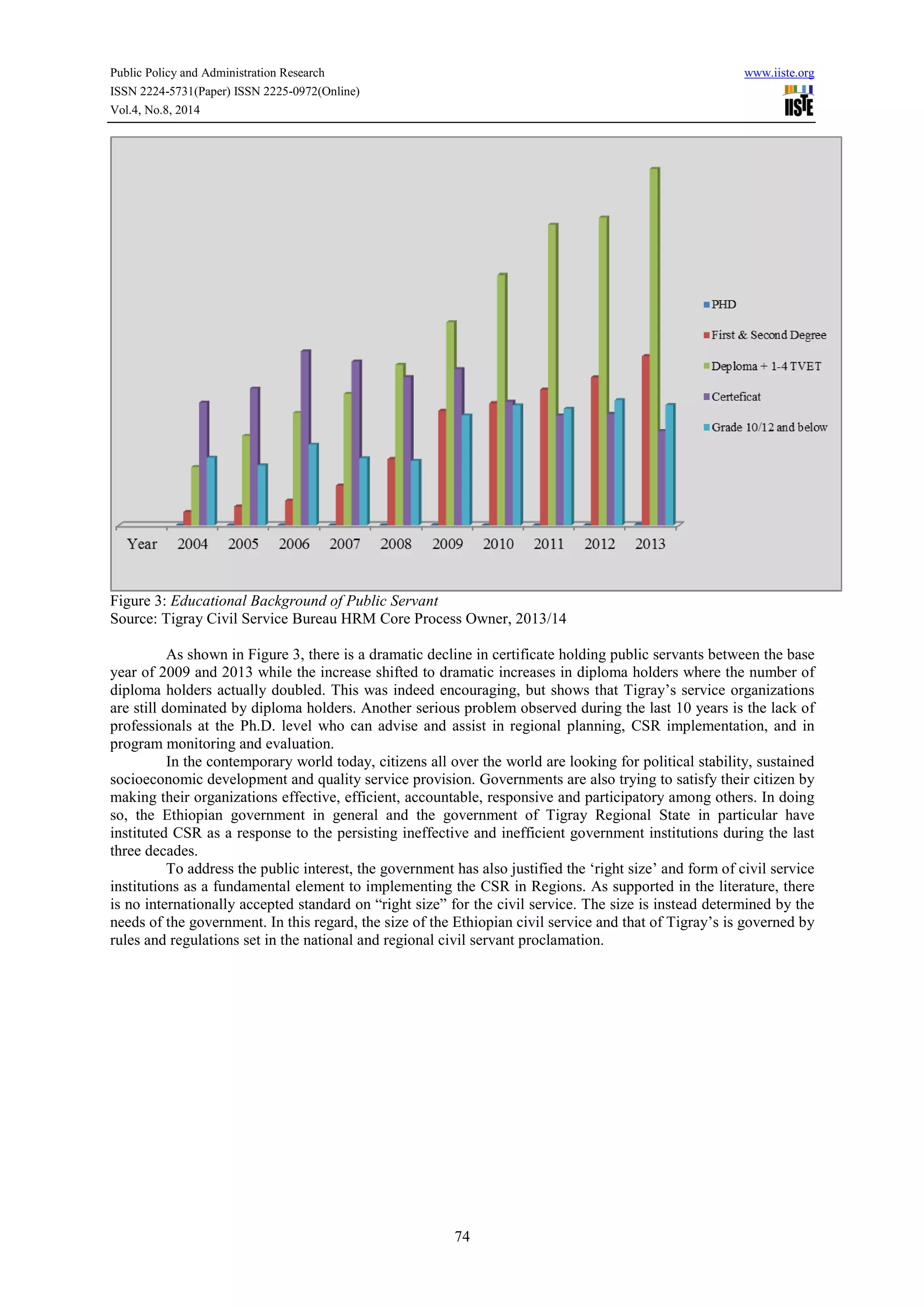Building civil service capacity in ethiopia | PDF