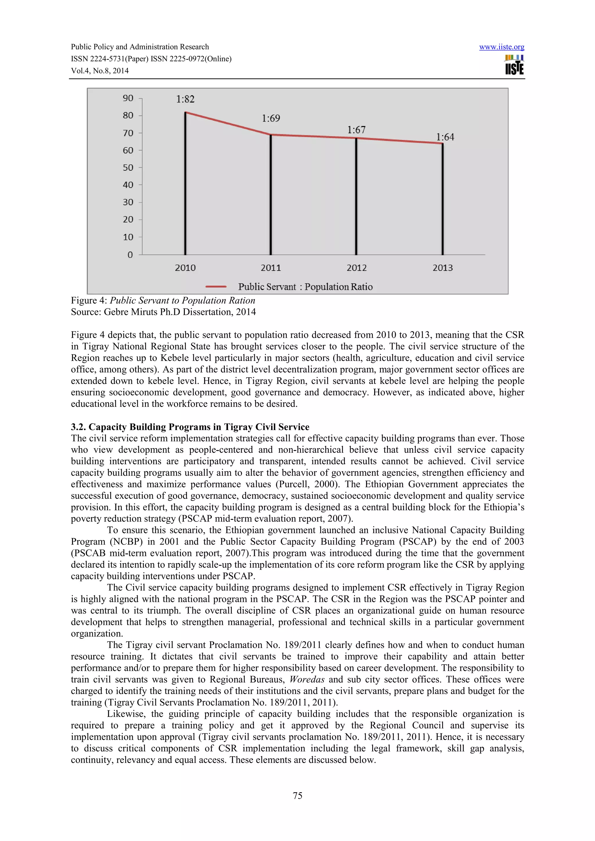 Building civil service capacity in ethiopia | PDF