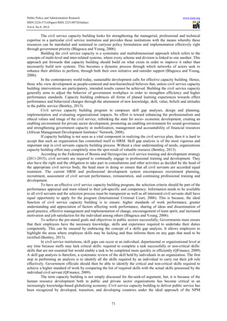 Building civil service capacity in ethiopia | PDF