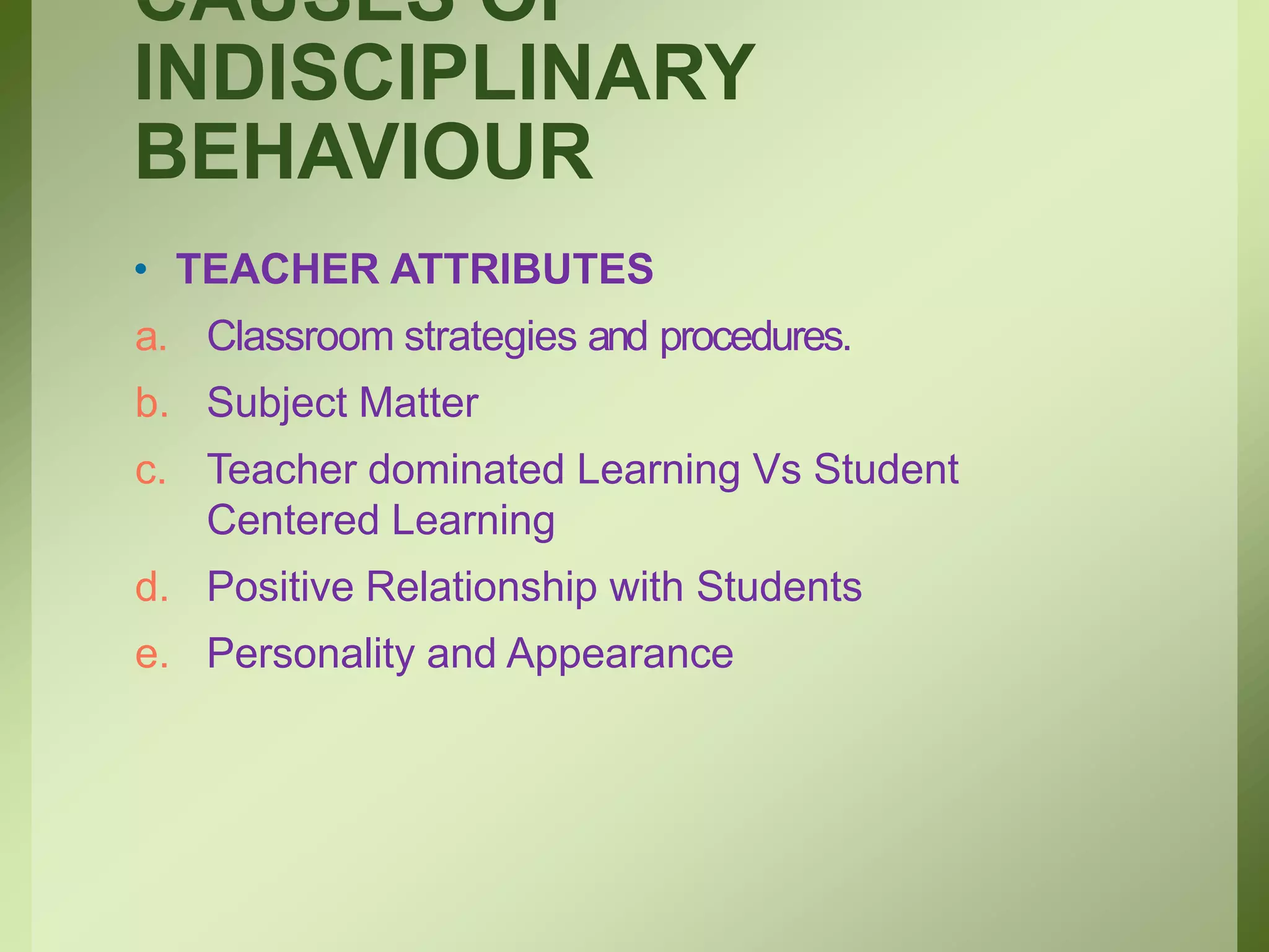 Building classroom discipline | PPTX