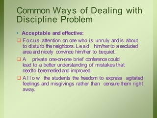Building classroom discipline | PPTX