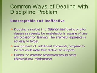 Building classroom discipline | PPTX