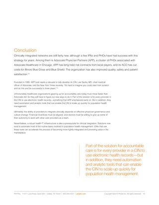 Building Clinical Integration as a Foundation to Become a Successful ...