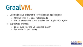 Building cloud native microservices with project Helidon | PPTX