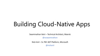 Building cloud native apps | PPT