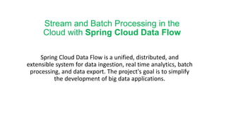 Building cloud native data microservice | PPT