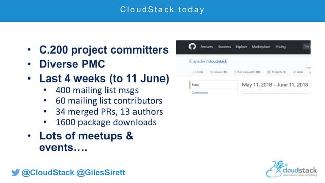 Building clouds with apache cloudstack apache roadshow 2018 | PPTX | Cloud Computing | Internet