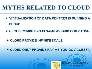 Building clouds with eucalyptus | PPT