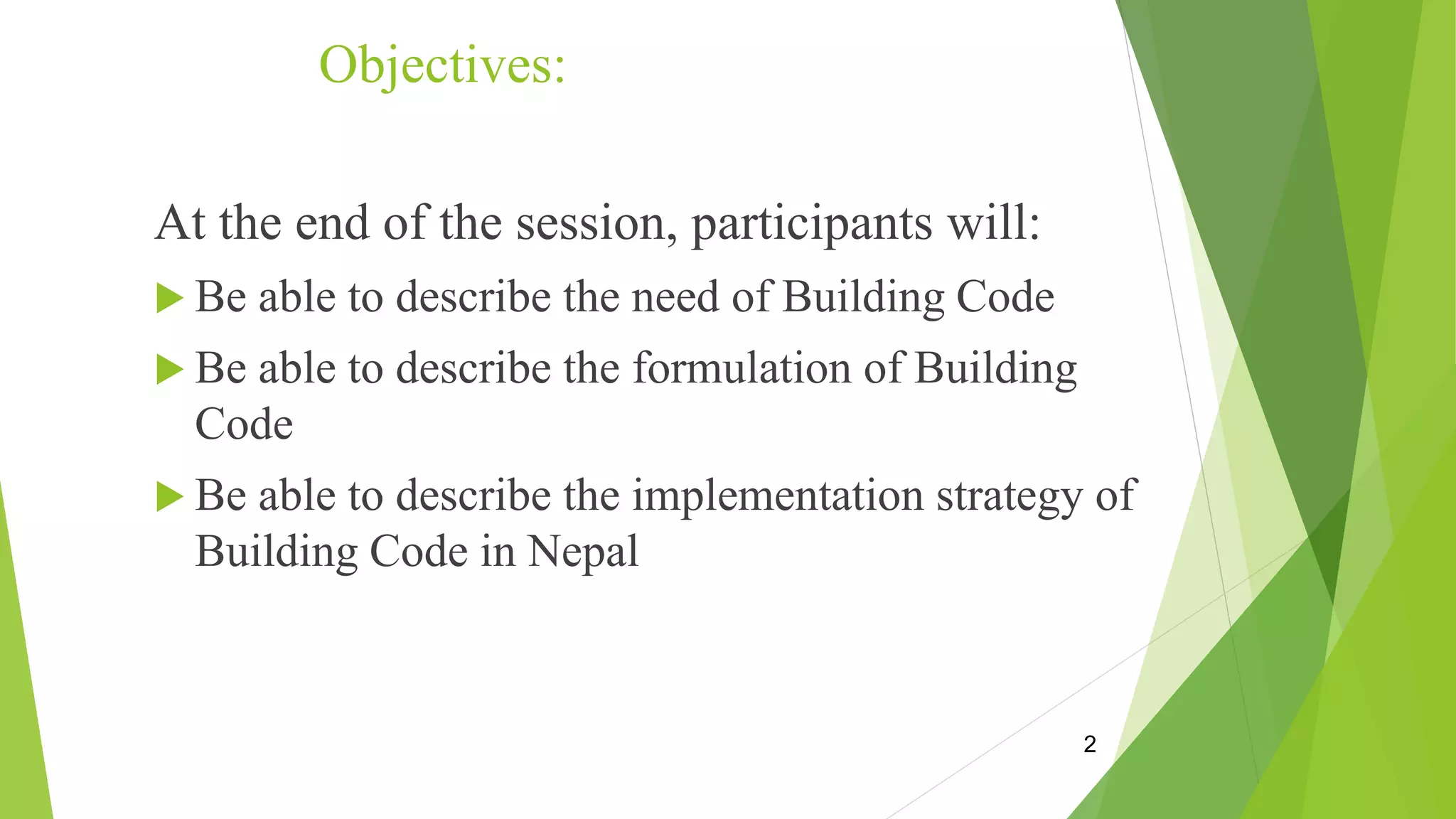 Nepal National Building Code: Need, Formulation and Implementation ...