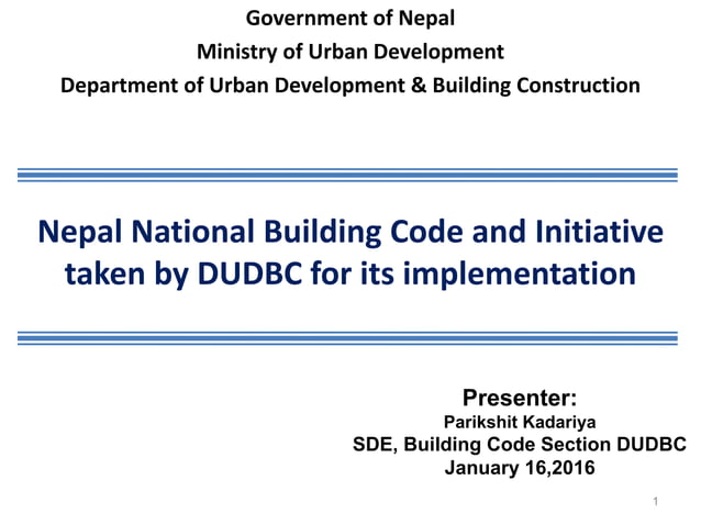 Building code implementation | PPT