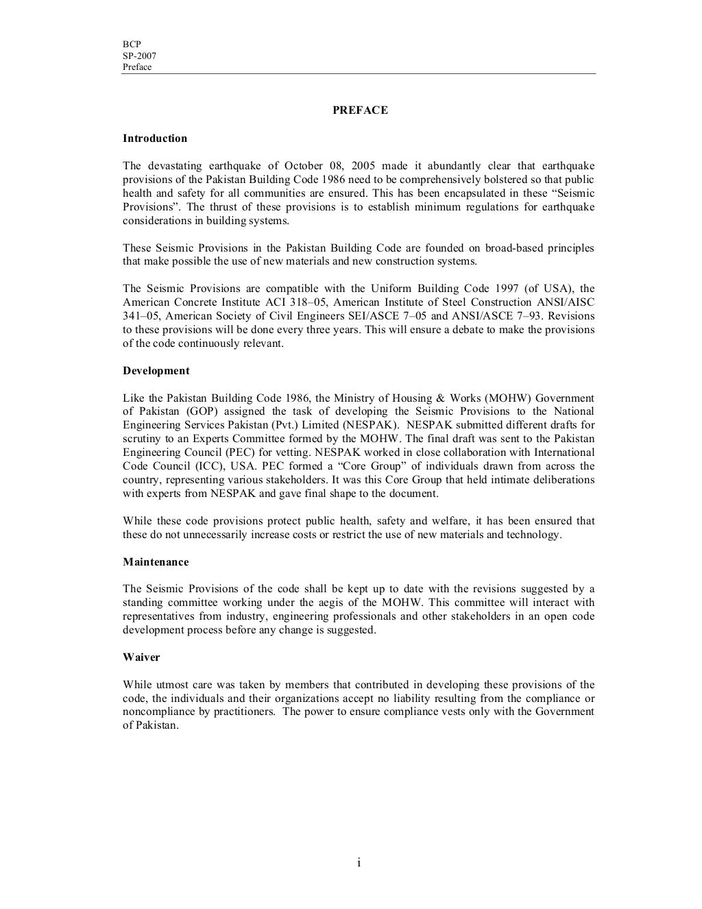 Building Code of Pakistan | PDF | Civil Engineering Industry | Industries