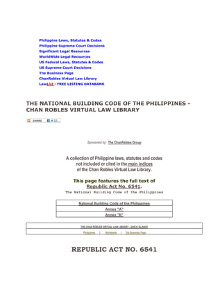 BUILDING CODE OF THE PHILIUPPINES abcdefghijkl.docx