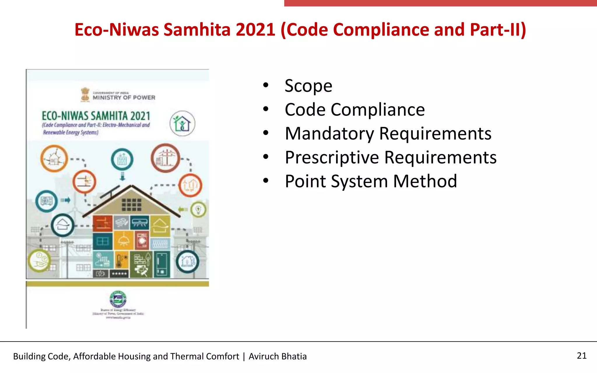 Building Codes, Affordable Housing and Thermal Comfort.pptx