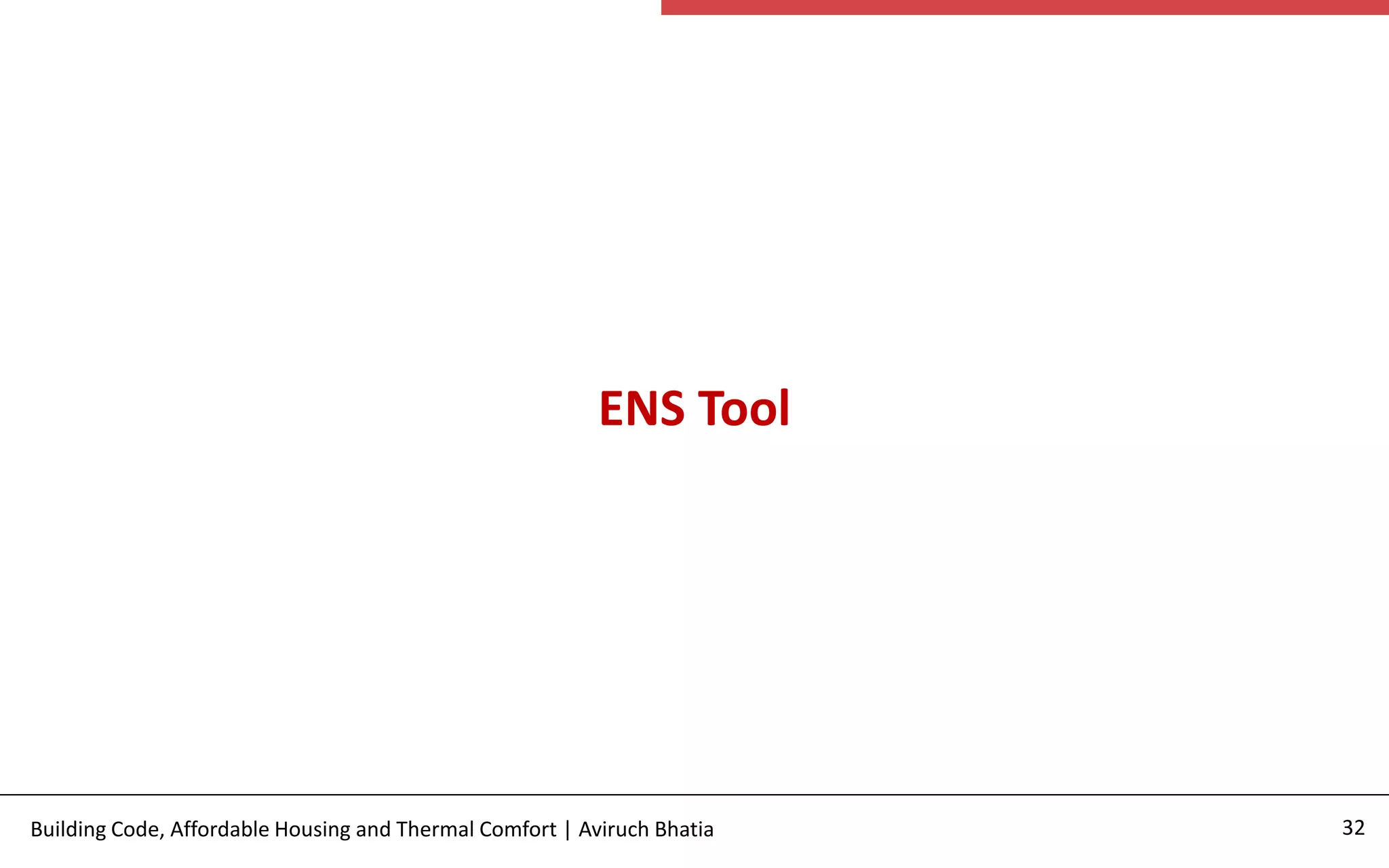 Building Codes, Affordable Housing and Thermal Comfort.pptx