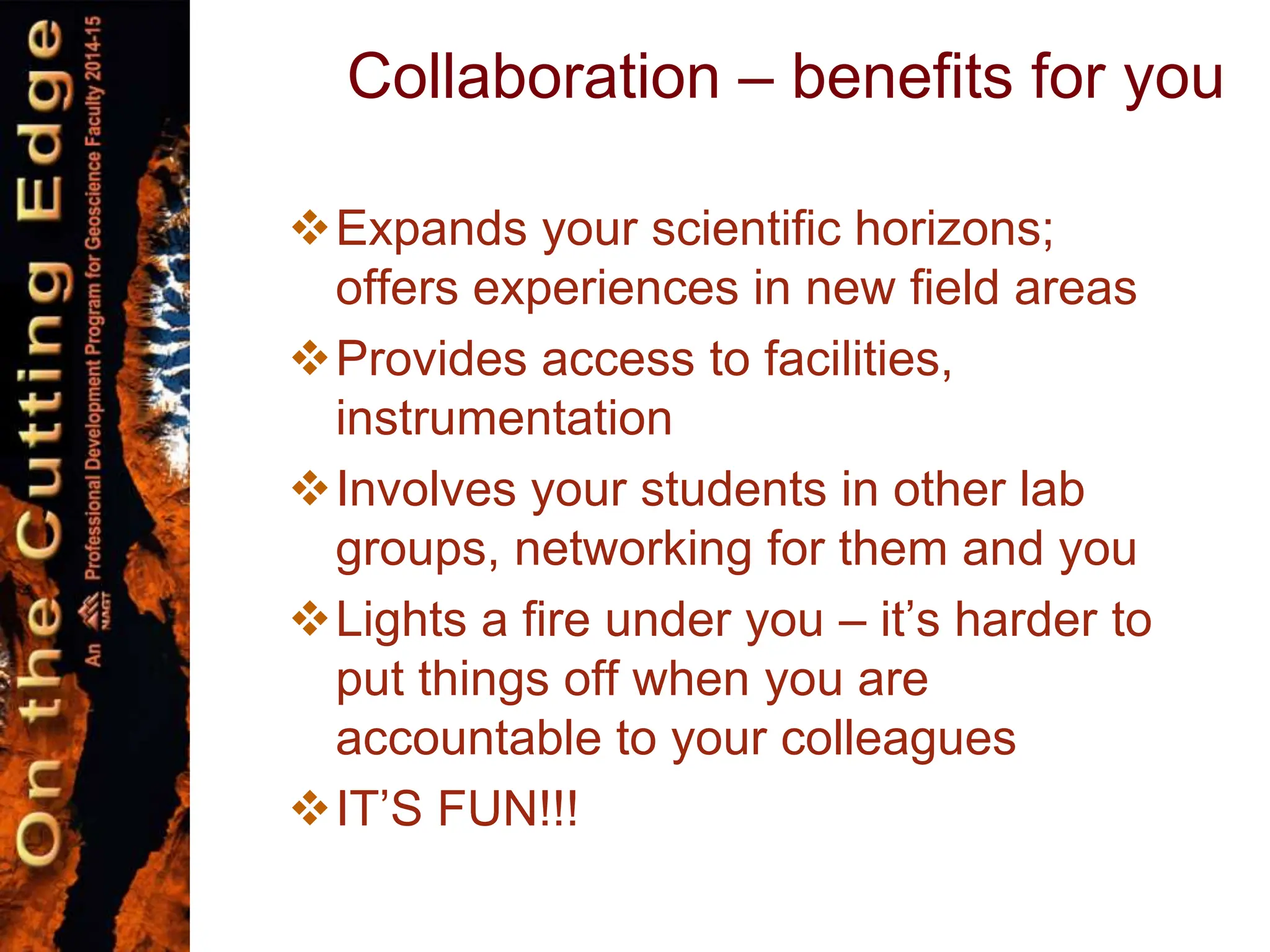 Building Collaborative Relationships for Research | PPTX