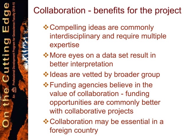 Building Collaborative Relationships for Research | PPT