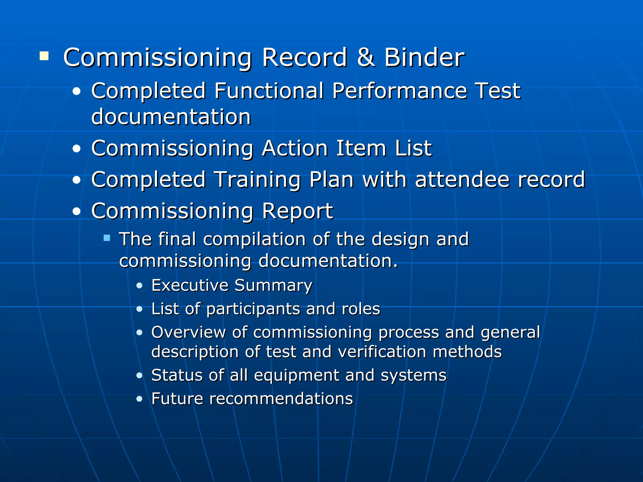 Building Commissioing Rev Feb 21 | PPT