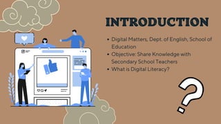 Building community partnerships through digital literacy instruction | PPT