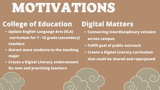 Building community partnerships through digital literacy instruction | PPT
