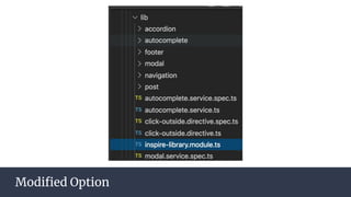 Building Angular Component Libraries | PPT