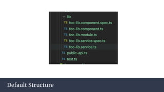 Building Angular Component Libraries | PPT