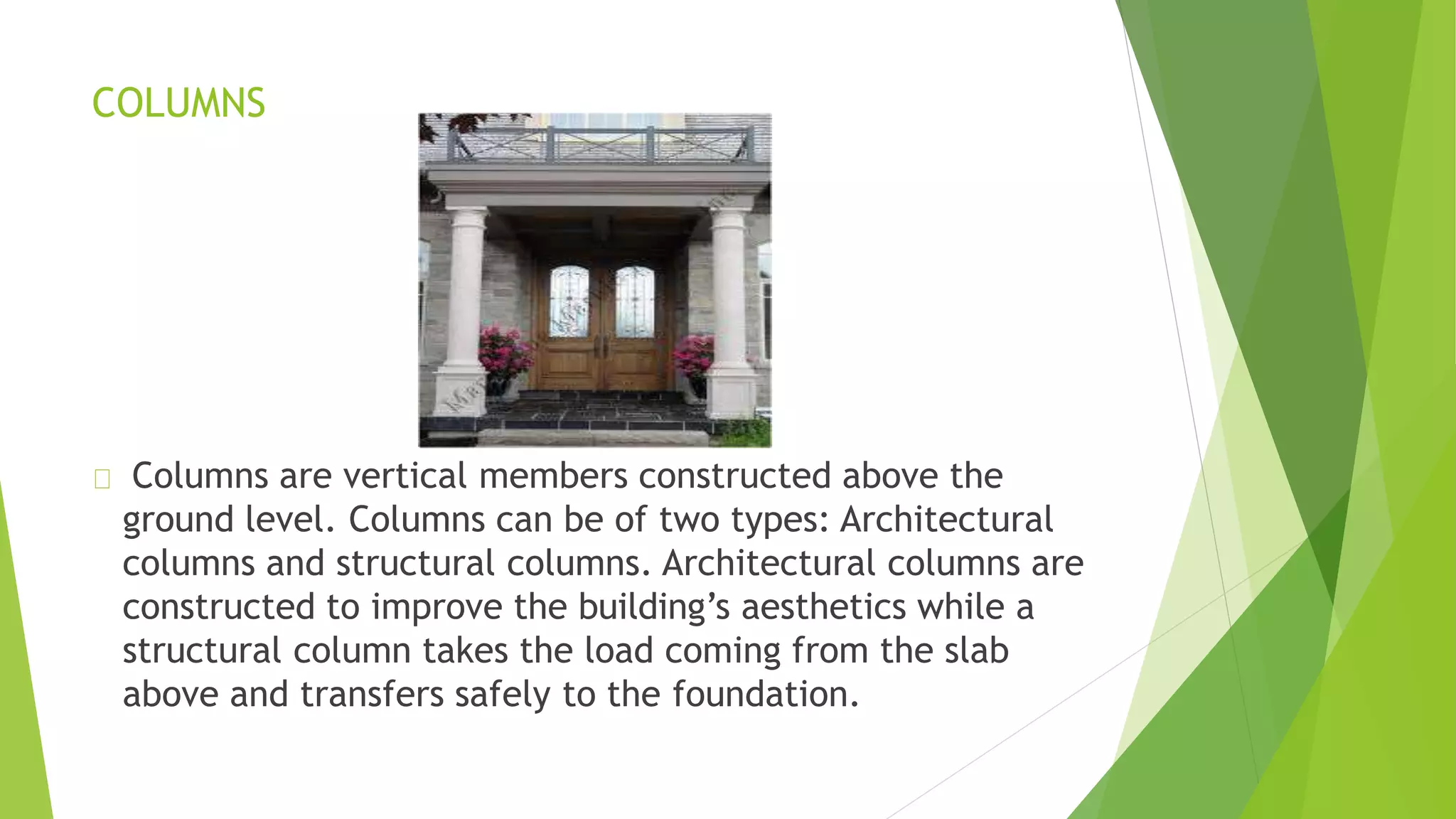 components of buildings | PPTX