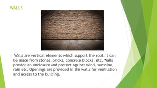 components of buildings | PPTX