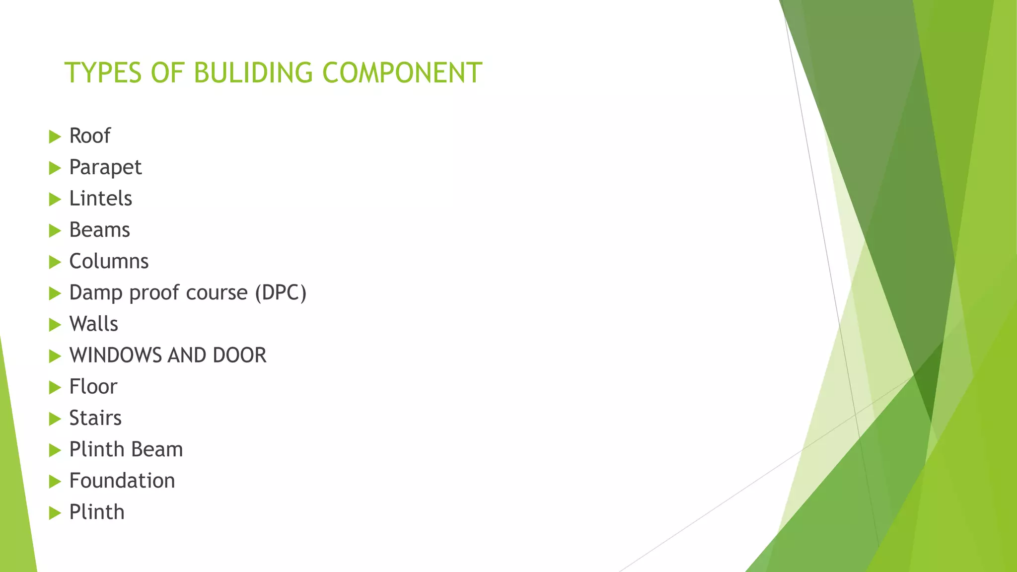 Building components | PPTX