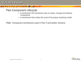 Building Components In Flex3 | PPT