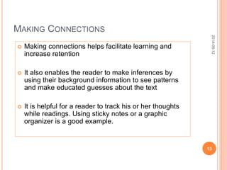 Building comprehension strategies | PPT