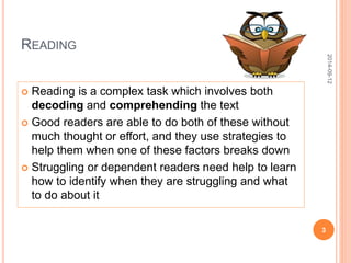 Building comprehension strategies | PPT