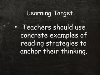 Building Comprehension through Concrete Examples by Erin Case & Sarah ...