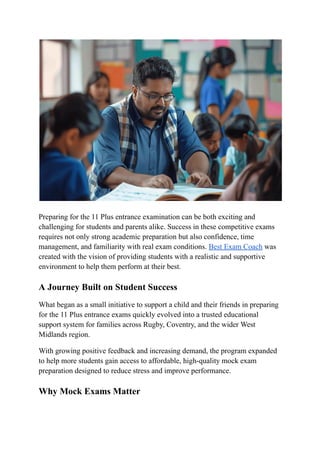 Building Confidence for 11 Plus Success with Expert Mock Exam ...