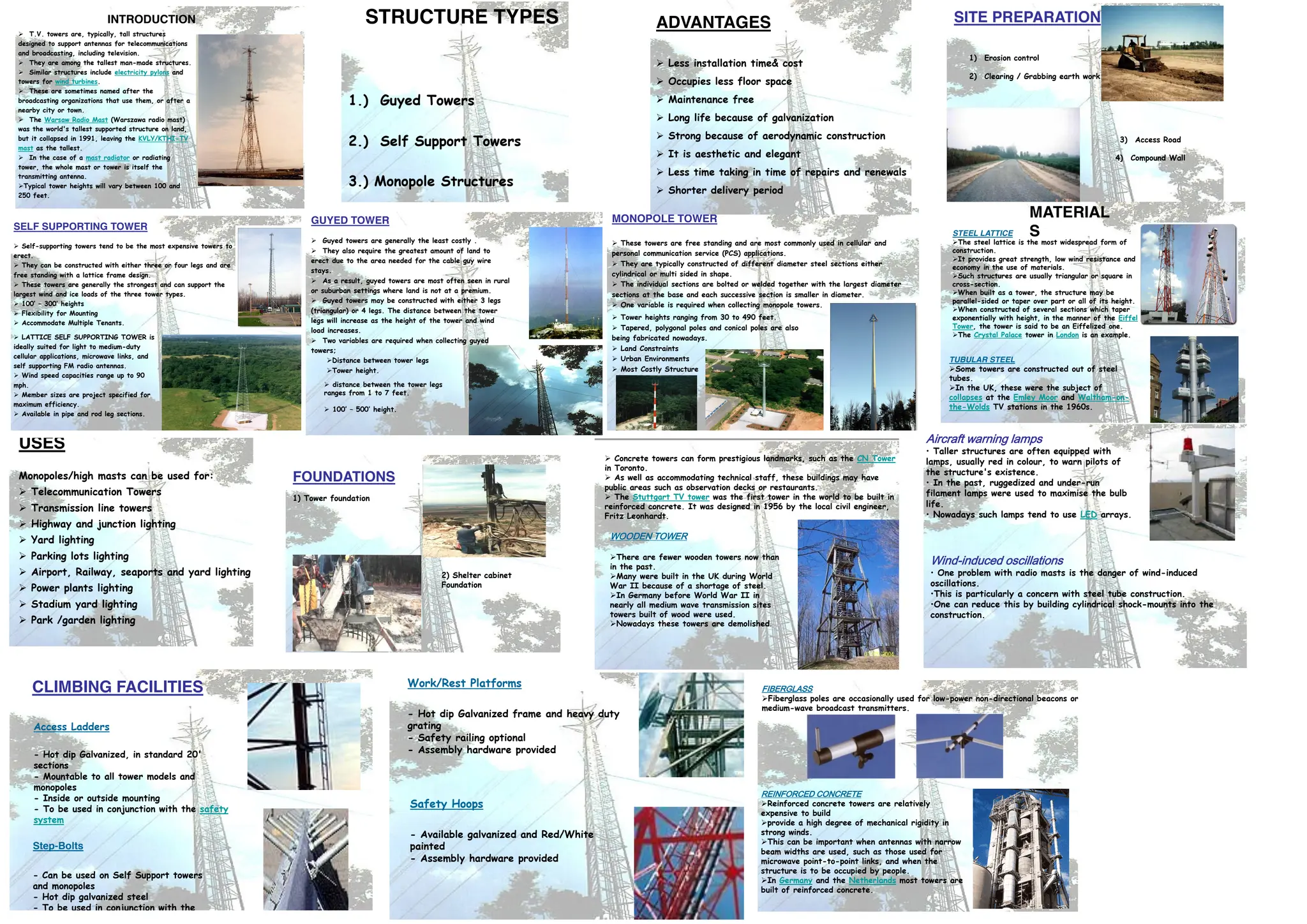 BUILDING CONSTRUCTION PRESENTATION TV TOWER | PDF