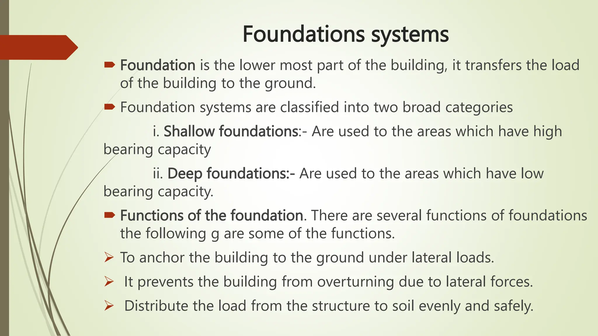 BUILDING CONSTRUCTION for civil engineering | PPTX