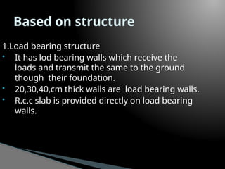 Building construction in civil engineering | PPTX