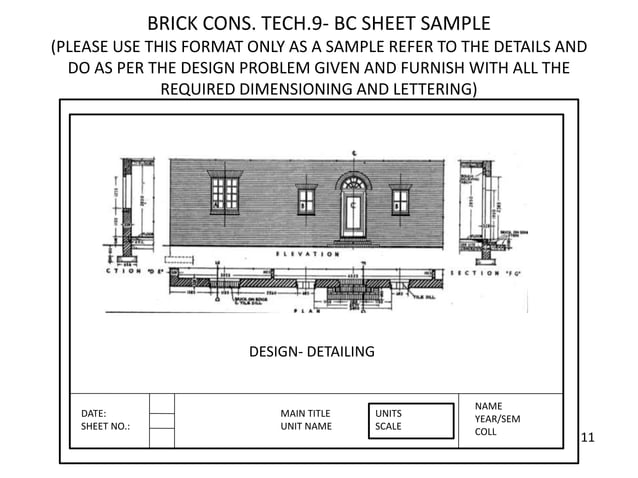 Brick Construction techniques | PPT