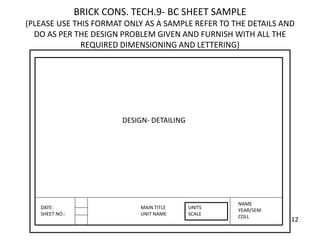 Brick Construction techniques | PPT